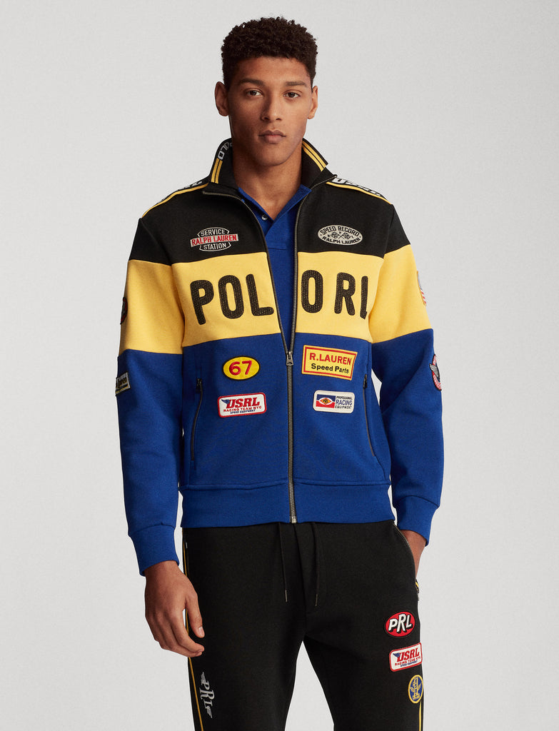 Polo Ralph Lauren Racing Track Jacket, Black – OZNICO