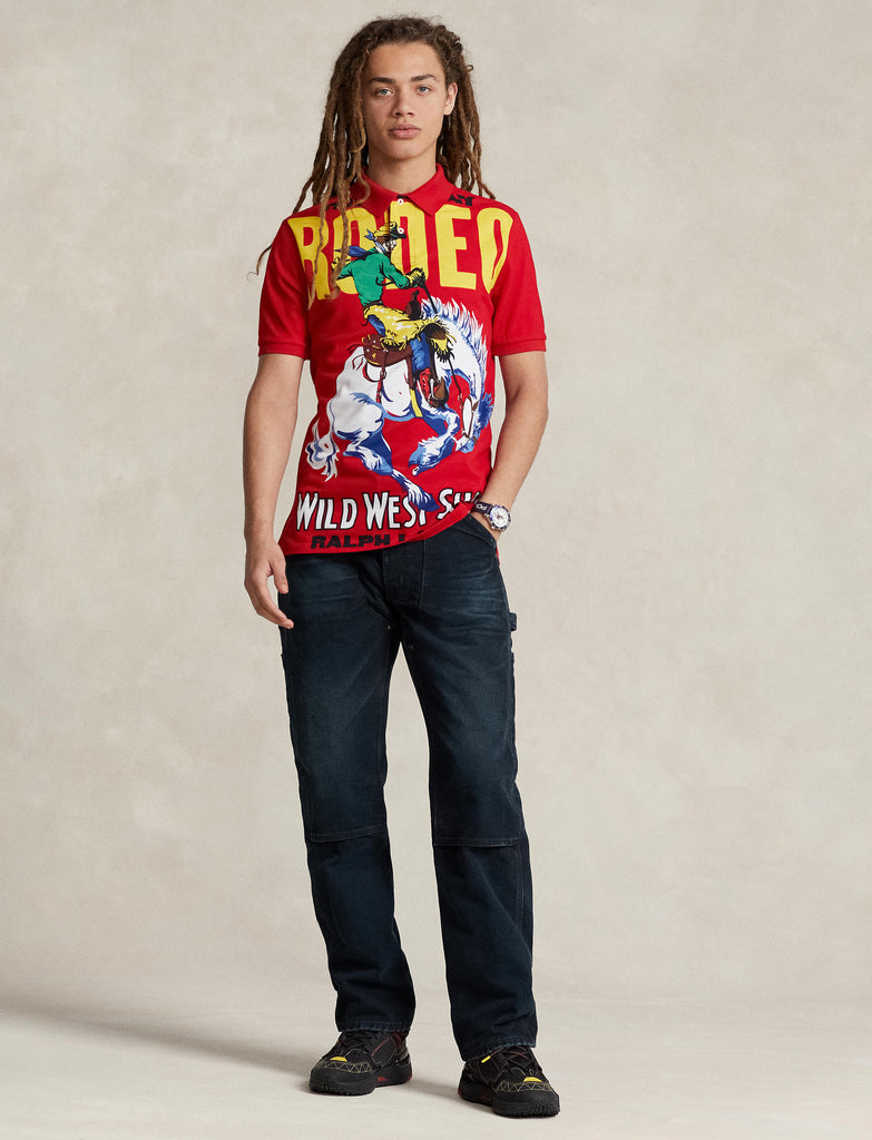 Polo Ralph Lauren Rodeo Polo Shirt, Red – OZNICO