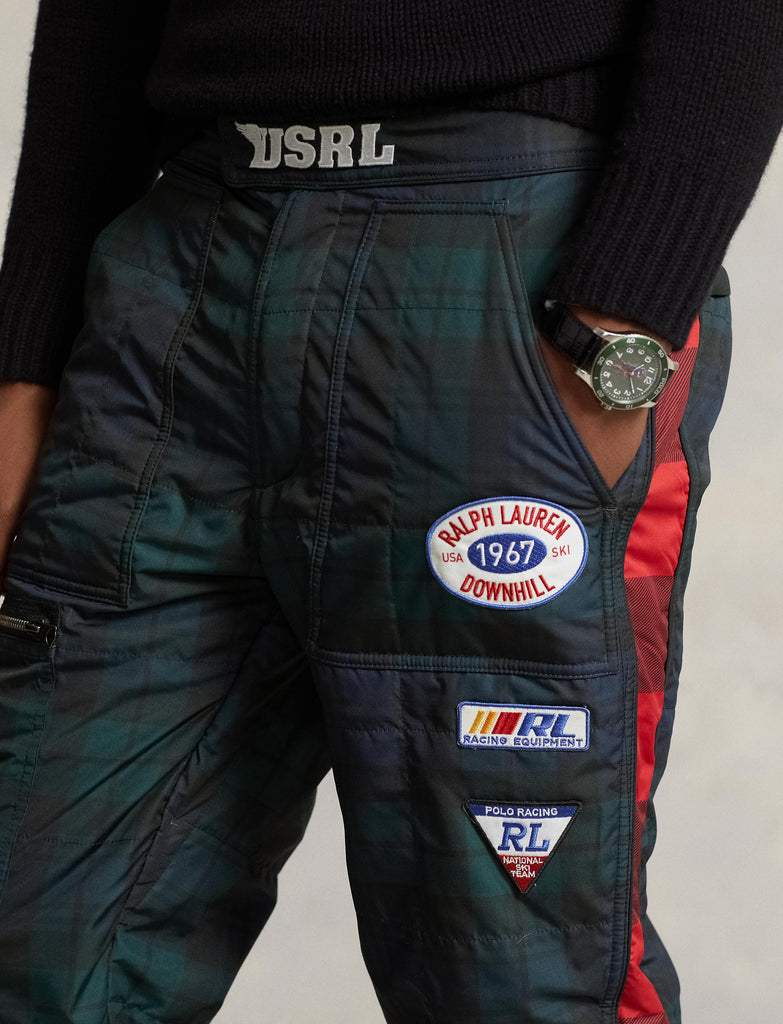 Polo Ralph Lauren Plaid Nylon Racing Pants, Multi – OZNICO