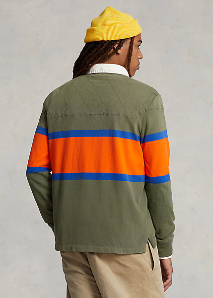 Polo Ralph Lauren Classic Fit Striped Jersey Rugby Shirt, Multi – OZNICO