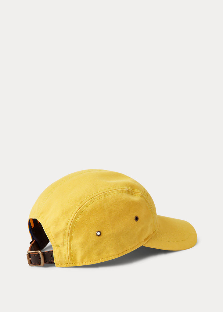 Polo Ralph Lauren Logo Canvas Five-Panel Cap, Yellow – OZNICO